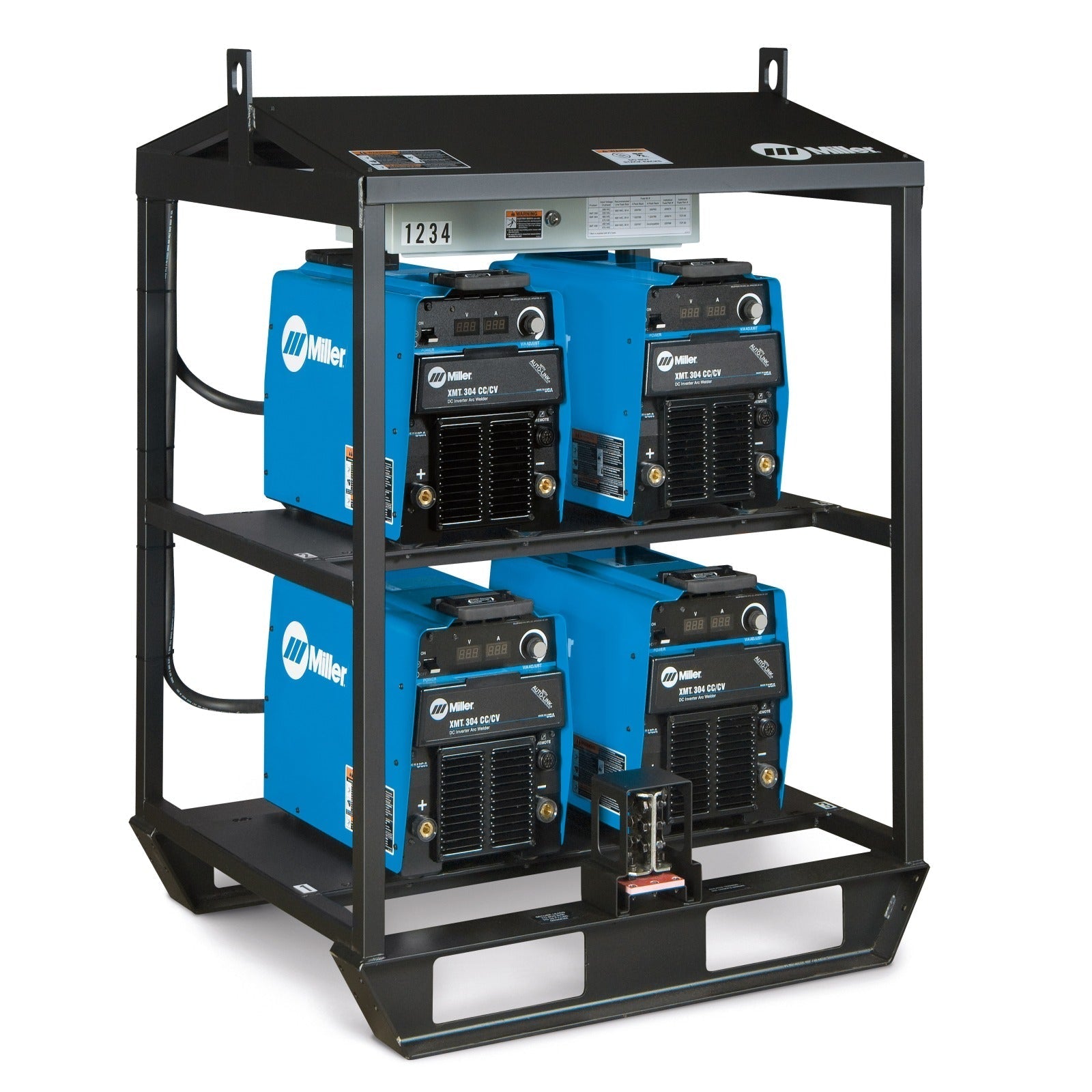 Miller XMT 304 CC/CV 4-Pack Dinse-style Multioperator Rack for sale ...
