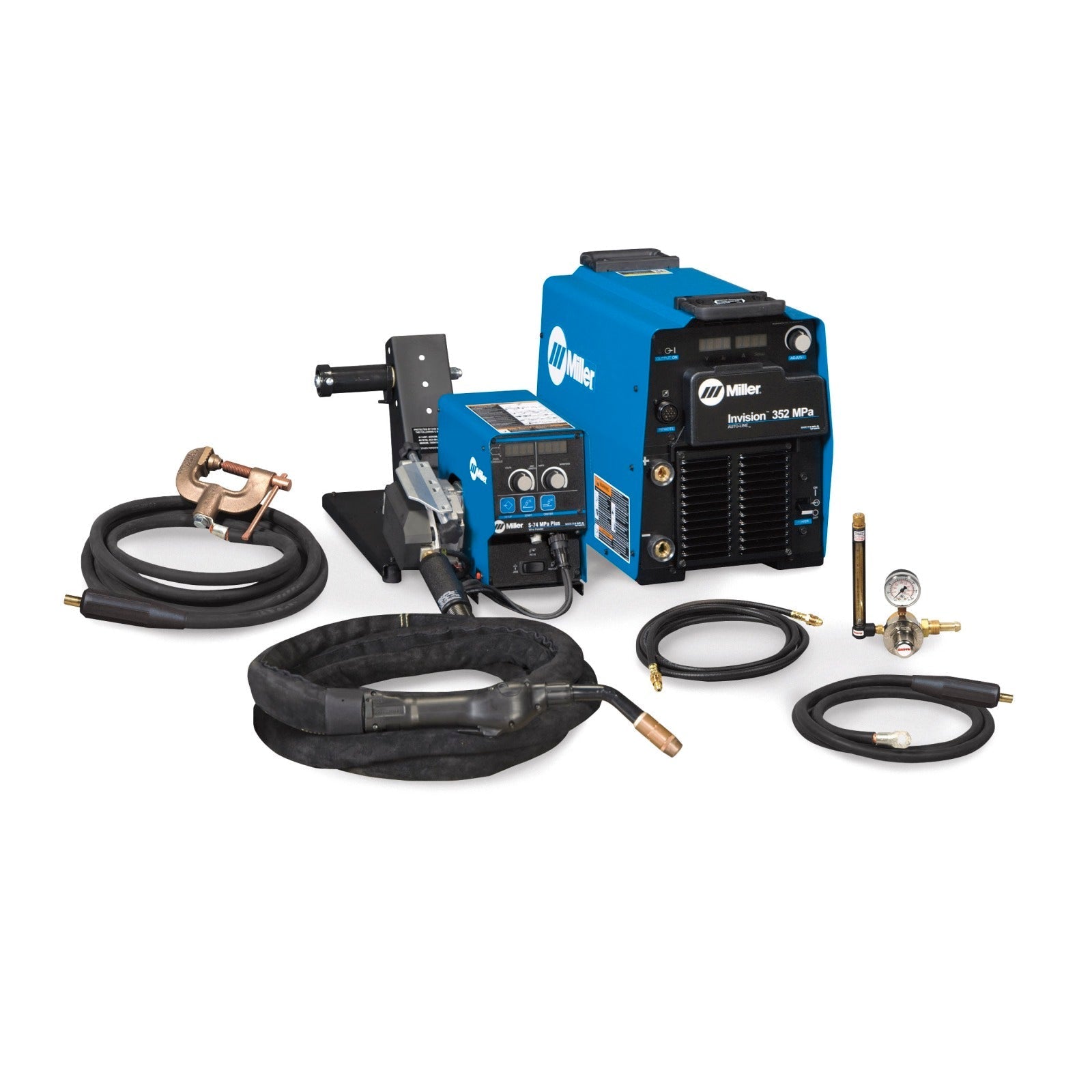 Miller Invision 352 MPa MIG Welder with Feeder, Accessory Package, and ...
